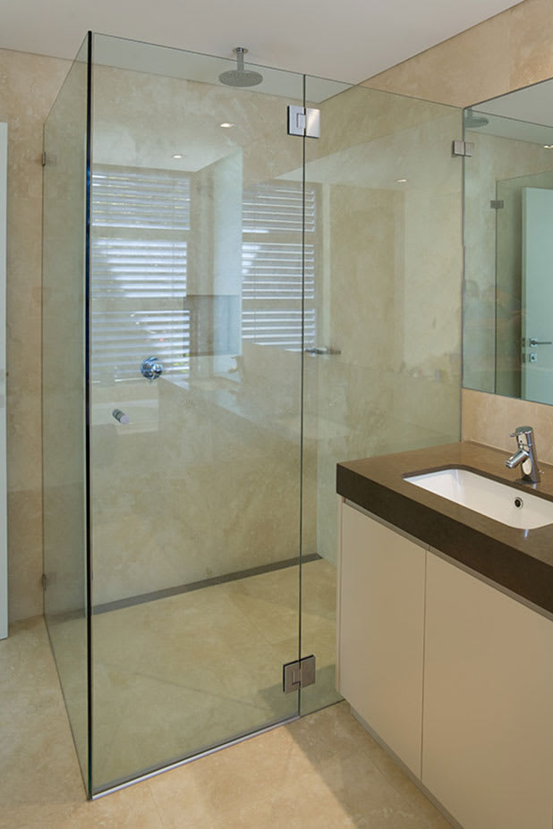 Custom Cut Frameless Shower Screens Sydney Palmers Glass