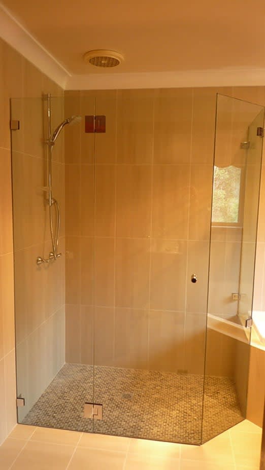 Custom Cut Frameless Shower Screens Sydney Palmers Glass