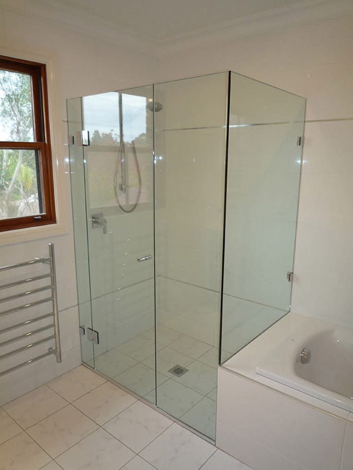 Custom Cut Frameless Shower Screens Sydney Palmers Glass