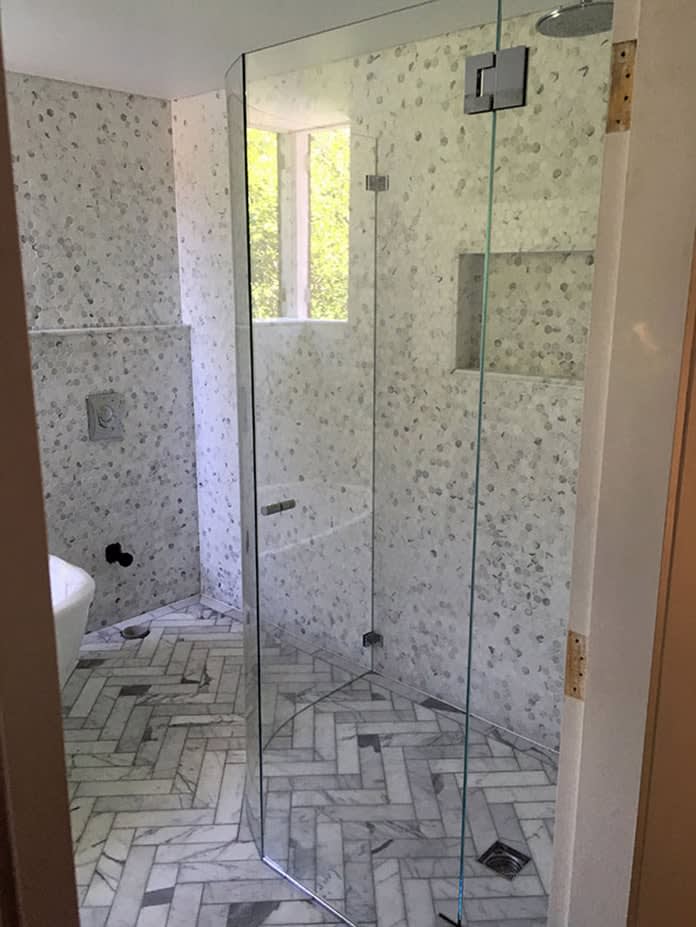 Custom Cut Frameless Shower Screens Sydney Palmers Glass