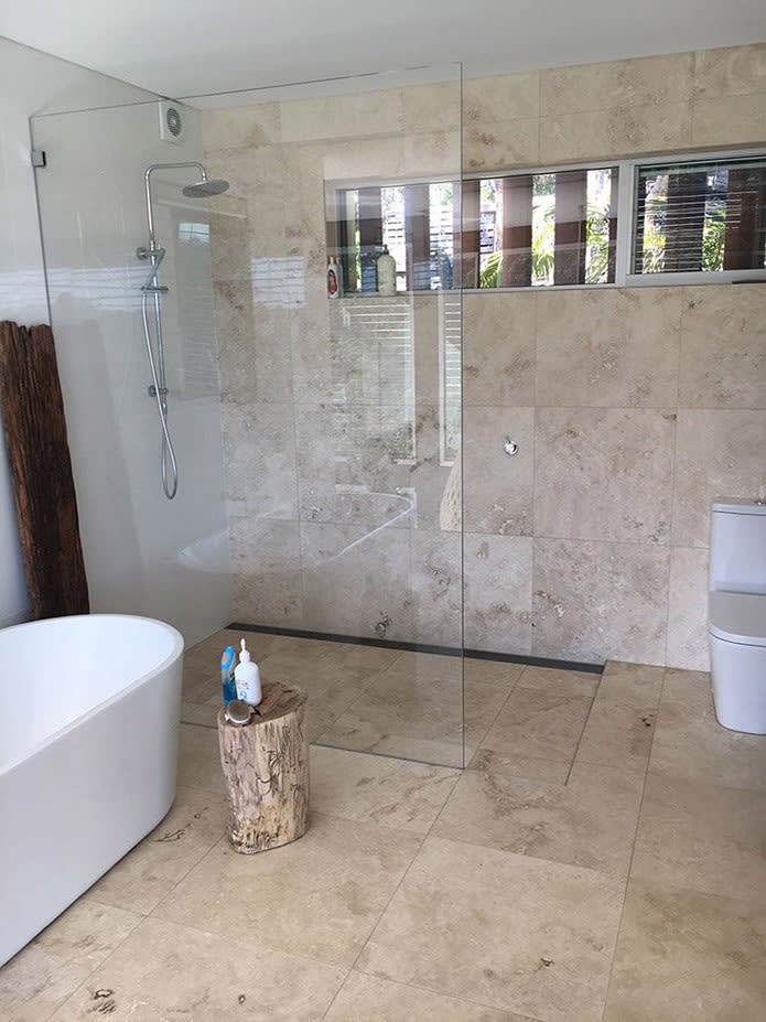 Custom Cut Frameless Shower Screens Sydney Palmers Glass