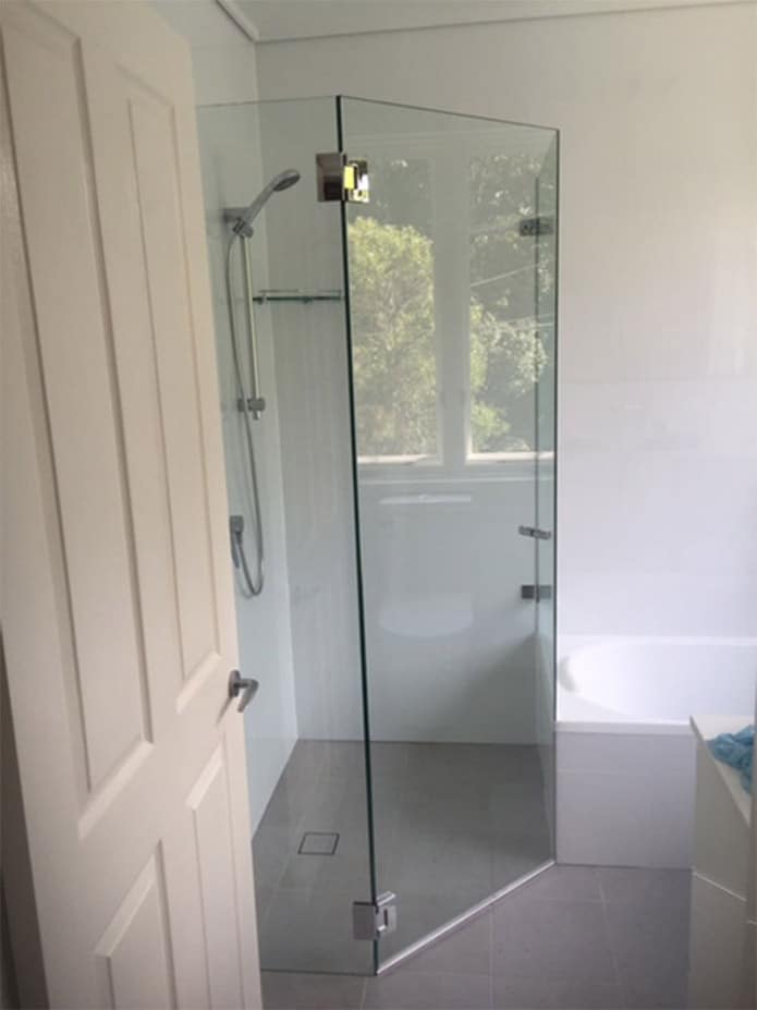 Custom Cut Frameless Shower Screens Sydney Palmers Glass