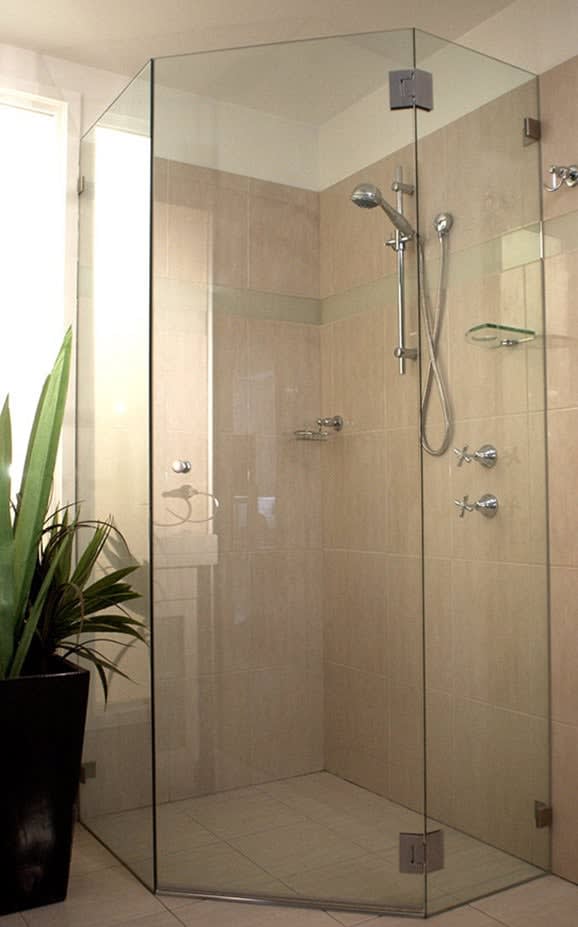 Custom Cut Frameless Shower Screens Sydney Palmers Glass