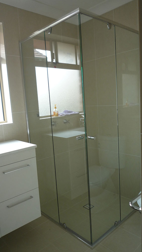 Custom Cut Frameless Shower Screens Sydney Palmers Glass