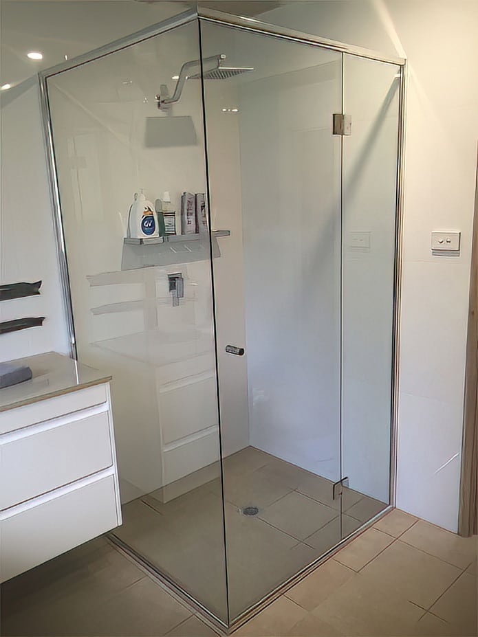 Custom Cut Frameless Shower Screens Sydney Palmers Glass