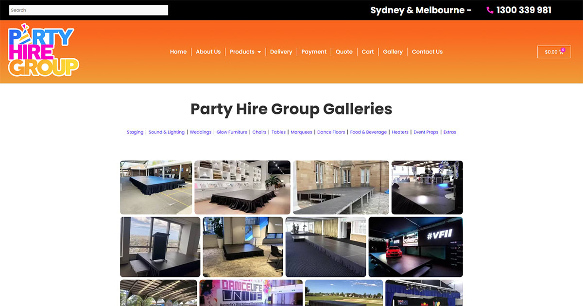 Gallery Wedding Ceremonies | Party Hire Group