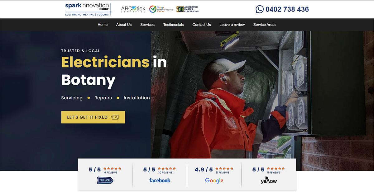 Electrician Botany | Spark Innovation Group™ | 100% GTD!