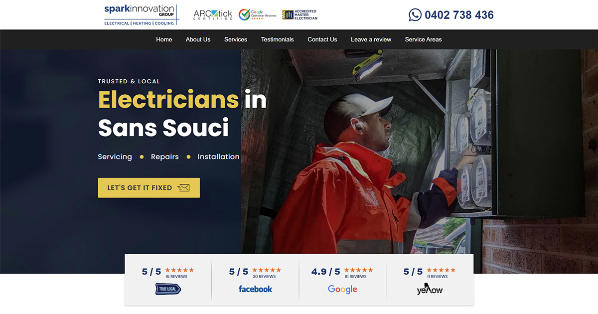 Best Electricians in Sans Souci | Spark Innovation Group™