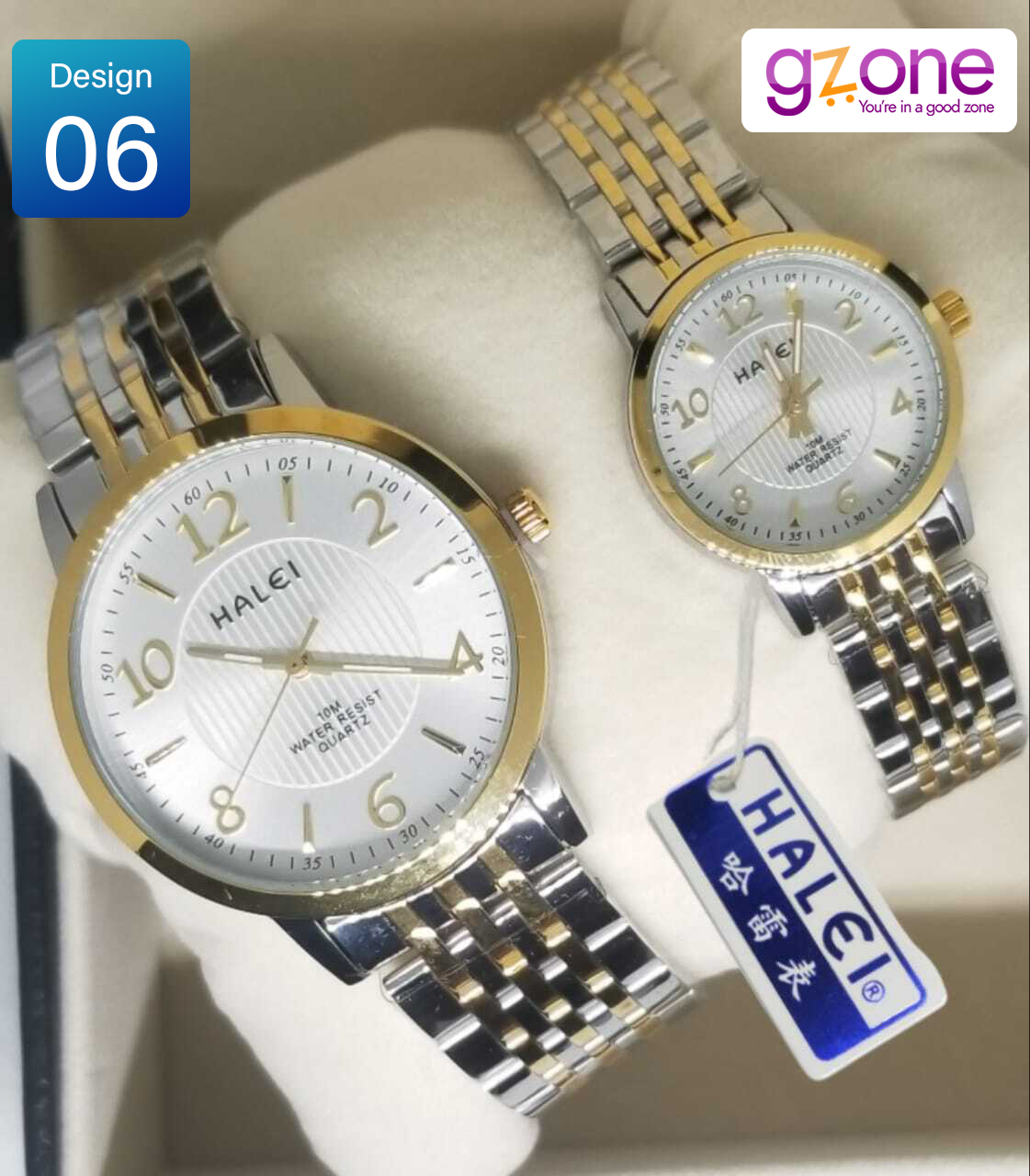 Original Halei fashion unique stainless steel couple watch – Gzone ...