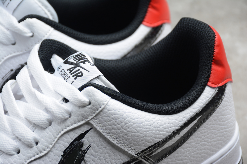 Nike Air Force 1 Low Brushstroke White Black - DA4657-100 - Ordixi.com