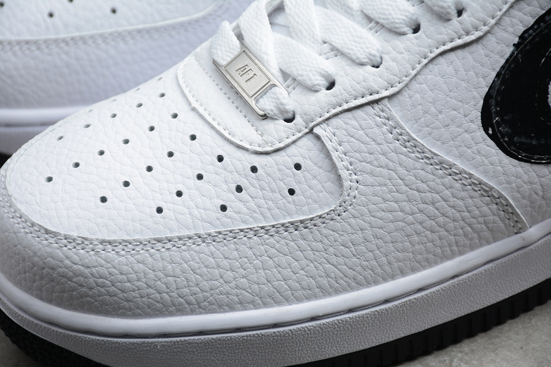 Nike Air Force 1 Low Brushstroke White Black - DA4657-100 - Ordixi.com