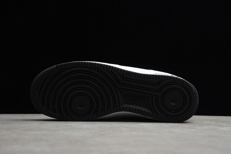 Nike Air Force 1 Low Brushstroke White Black - DA4657-100 - Ordixi.com