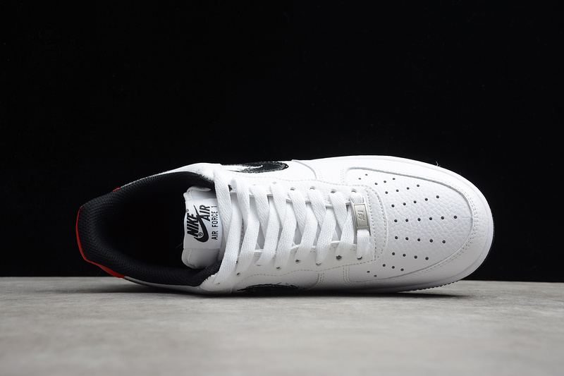 Nike Air Force 1 Low Brushstroke White Black - DA4657-100 - Ordixi.com