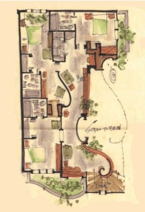 Middle eastern house plan, Unique house plans exclusive collection