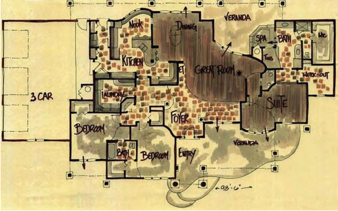 Americana House Plan - Unique House Plans