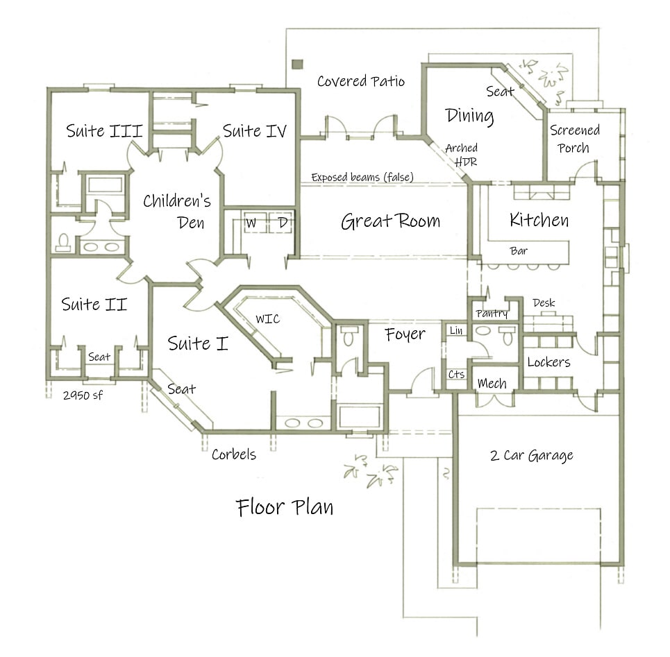 Large Family House Plan - Unique House Plans