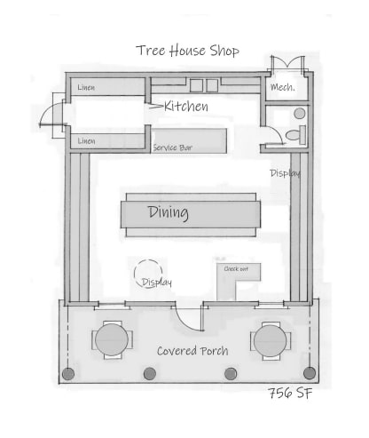 Breakfast Shop - Unique House Plans