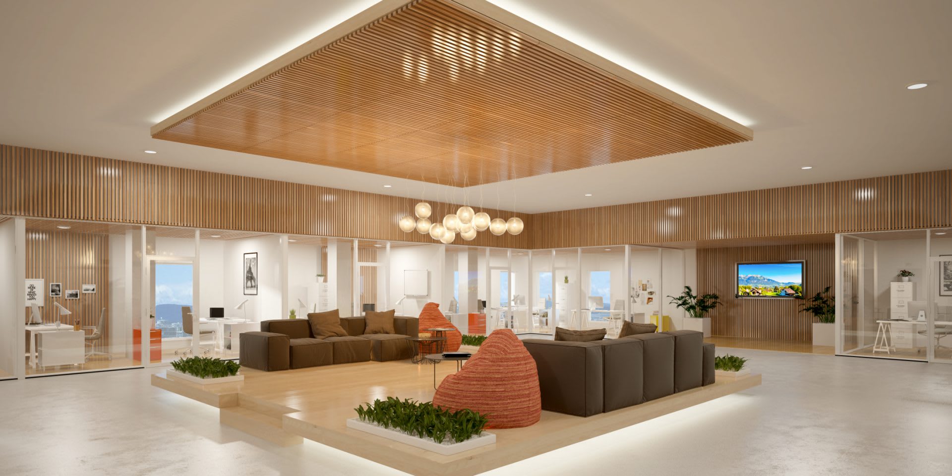 Spiler til vegg og himling