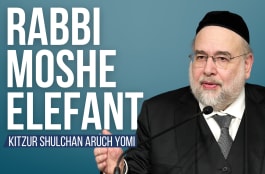 23:10-15 - Rabbi Moshe Elefant KSA - OU Torah
