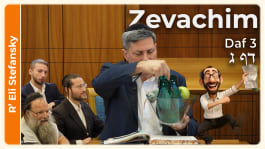 Zevachim 3 - Daf Yomi by Rabbi Eli Stefansky