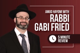 Yoma 19b Review - Amud Hayomi 5 Minute Chazarah - OU Torah