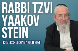 Rabbi Tzvi Yaakov Stein KSA