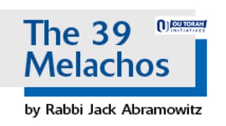 The 39 Melachos