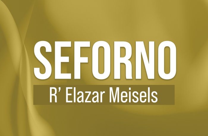 Seforno by Rabbi Elazar Meisels