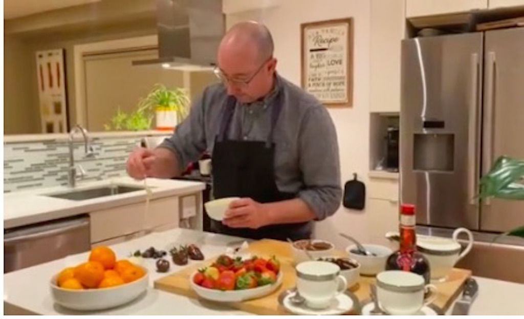 STRAWBERRIES AND CHOCOLATE WITH CHEF ROBERT