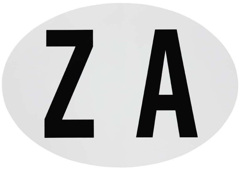 Small ZA Sticker | 1002883 | Outdoor Warehouse