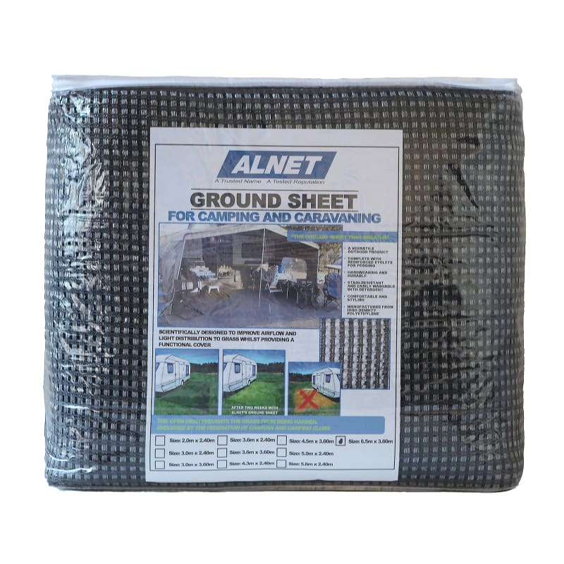 Alnet Netted Groundsheet 6.5x3.6 GREY | 1018121 | Outdoor Warehouse