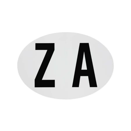 ZA Vehicle Stickers | VVVA080 | Outdoor Warehouse