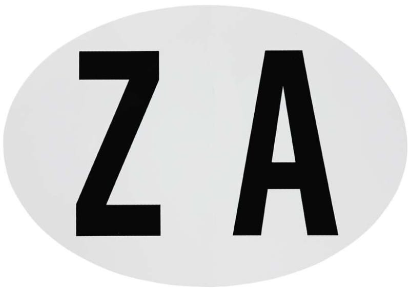Small ZA Sticker | 1002883 | Outdoor Warehouse