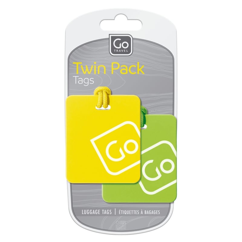Go Travel Luggage Tags Twin | 1015599 | Outdoor Warehouse Kiosk