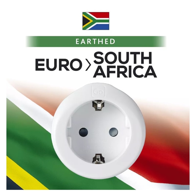 Go Travel EU-SA Adaptor Plug | 1017943 | Outdoor Warehouse