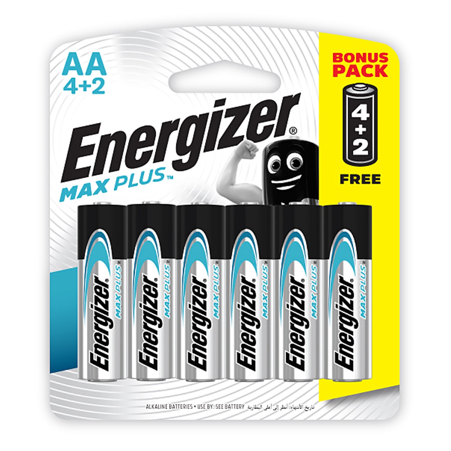 Energizer MAXPLUS AA - 6 Pack 4+2 Free | 1010161 | Outdoor Warehouse