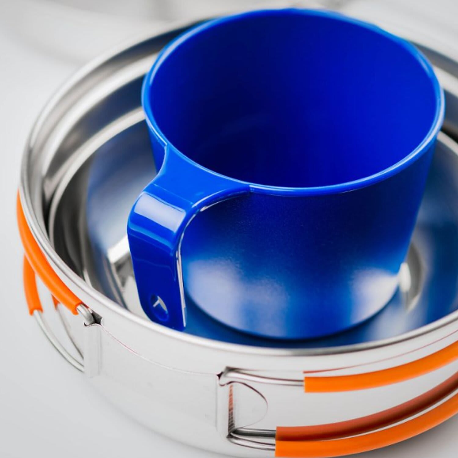 GSI Glacier Stainless Steel 1 Person Mess Kit | 1011251 | Outdoor Warehouse