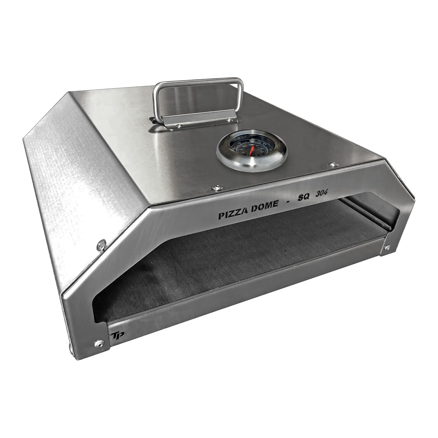 Technipunch Single Square Pizza Dome with 3CR12 Tile and Thermometer ...