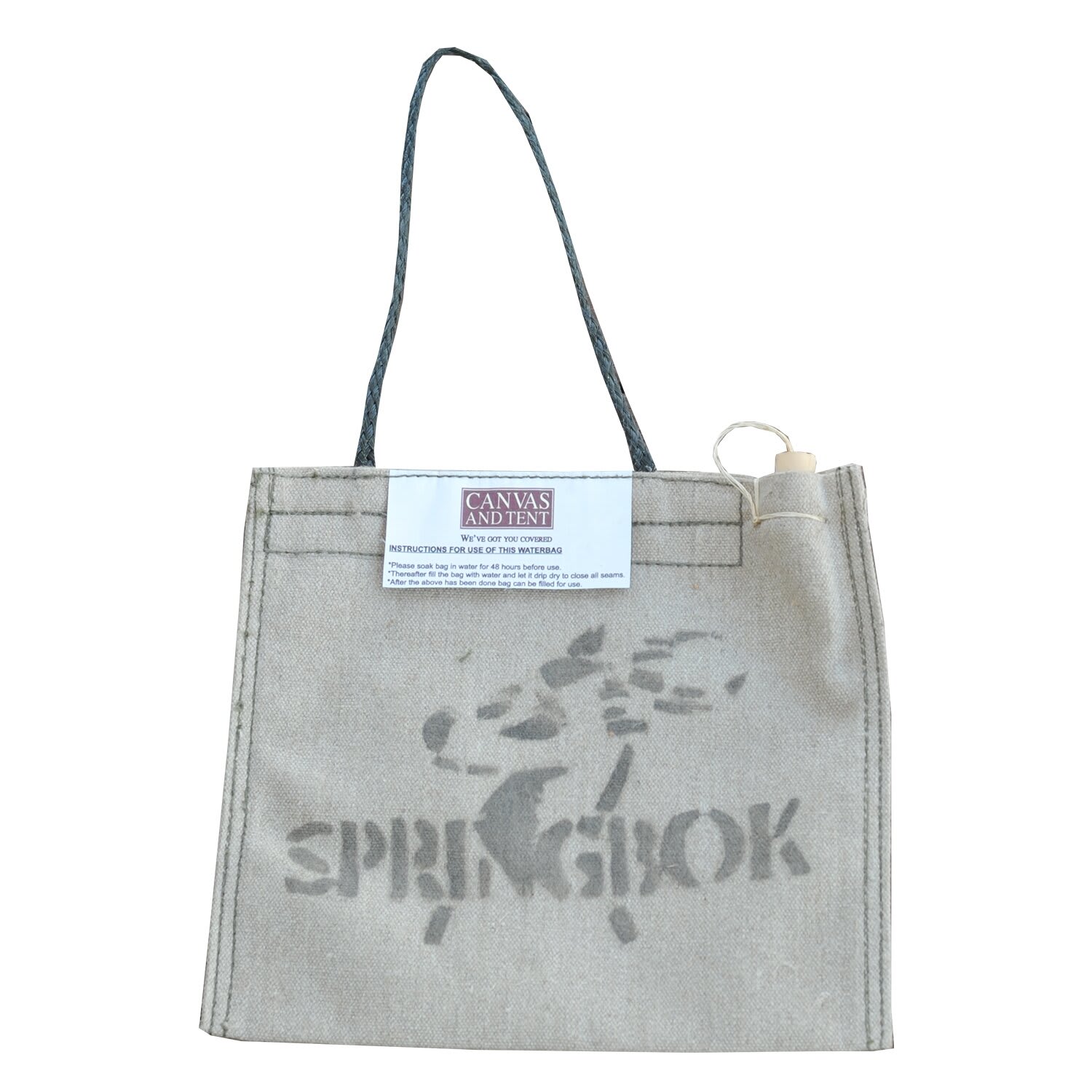 Canvas Waterbag with Rope | 1014829 | Outdoor Warehouse