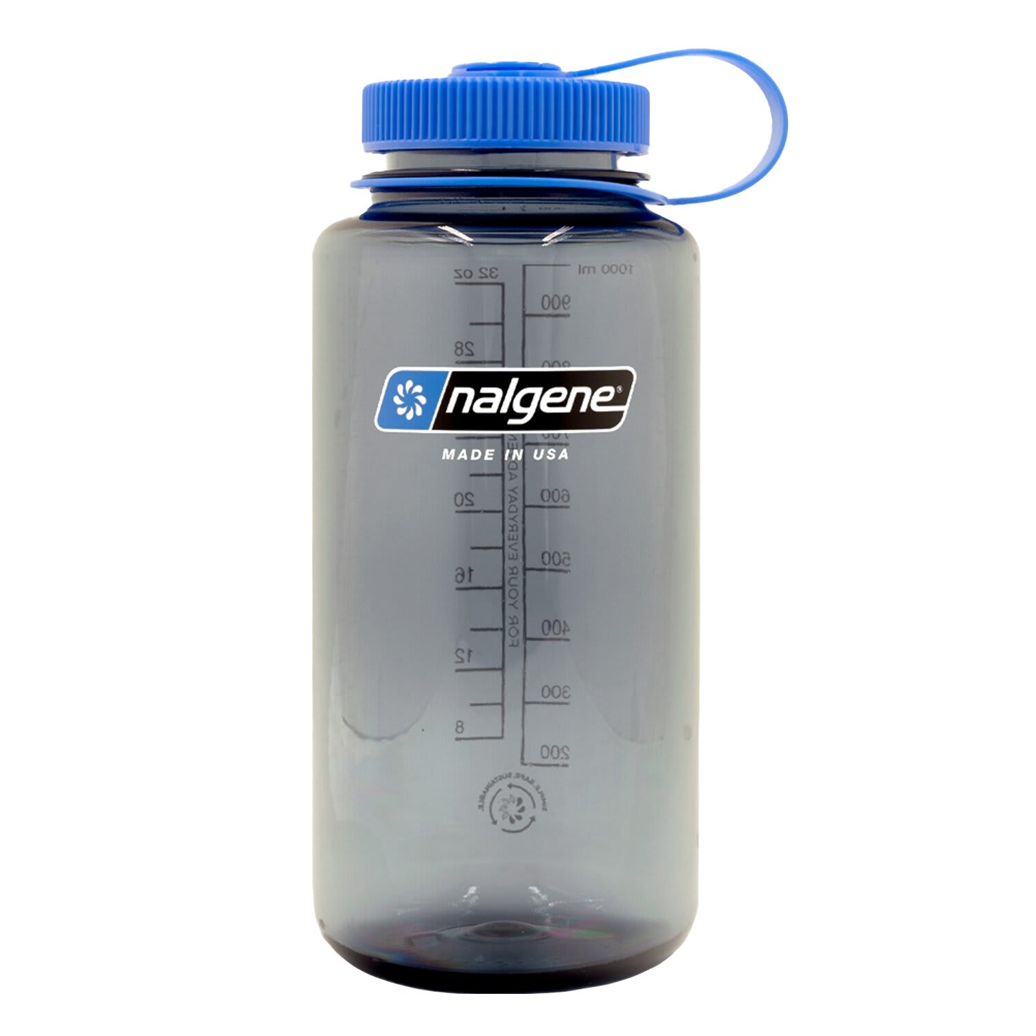 Nalgene Wide Mouth Gray Sustain 946ml/32OZ | 1014872 | Outdoor Warehouse