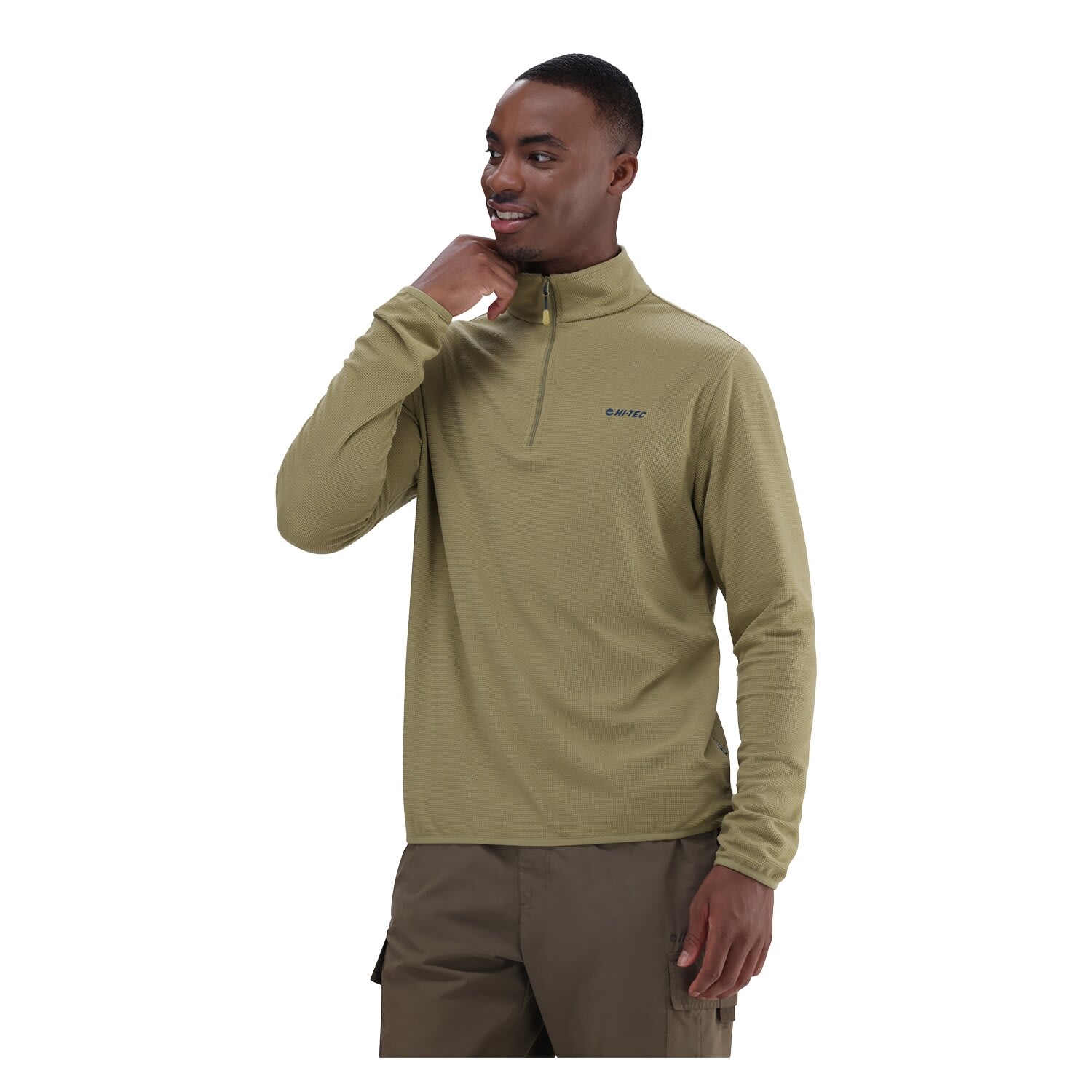 Hi-Tec Men's Tech 1/4 Zip Top | 1017146 | Outdoor Warehouse Kiosk