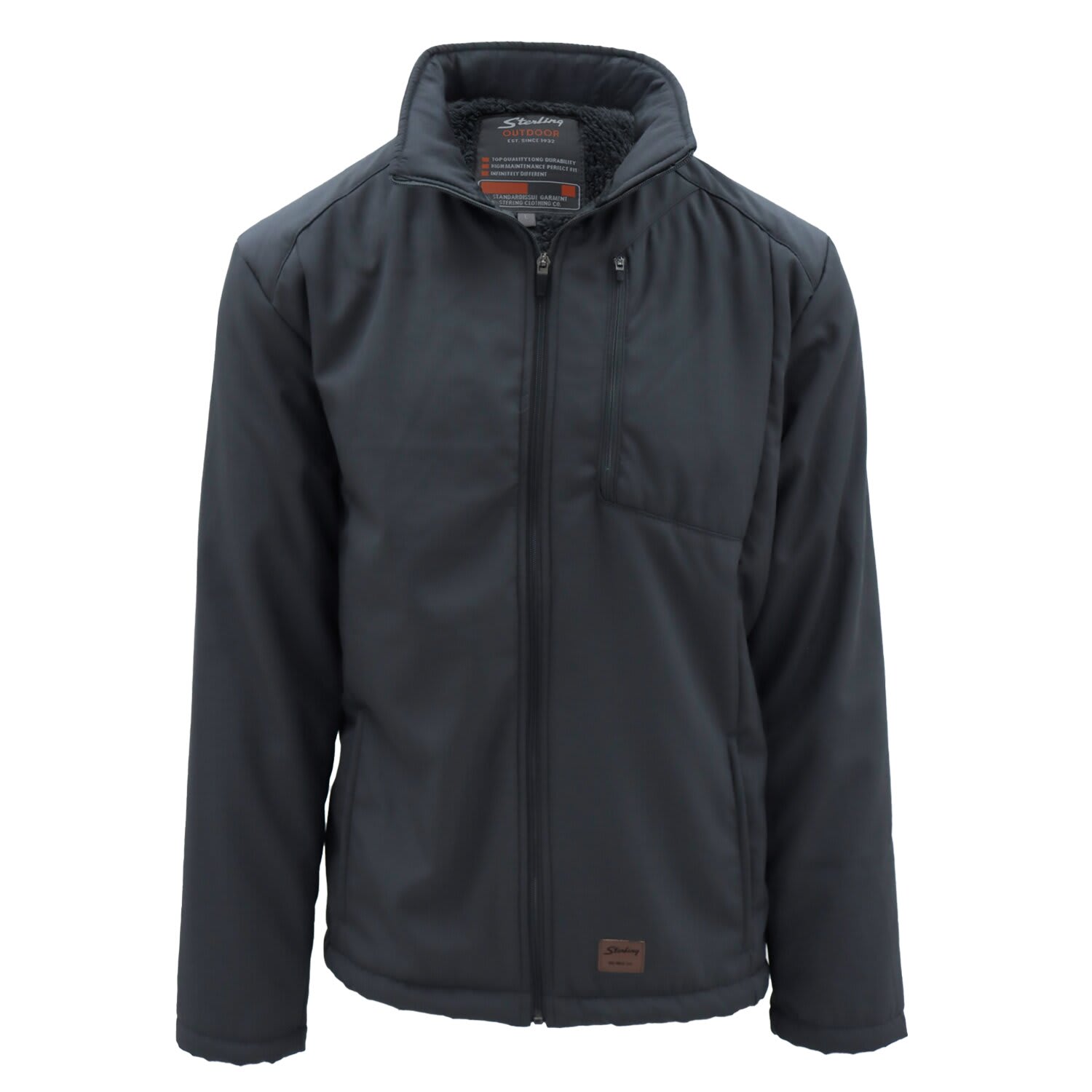 Sterling Men's Sherpa Lined Softshell Jacket. | 1017402 | Outdoor ...