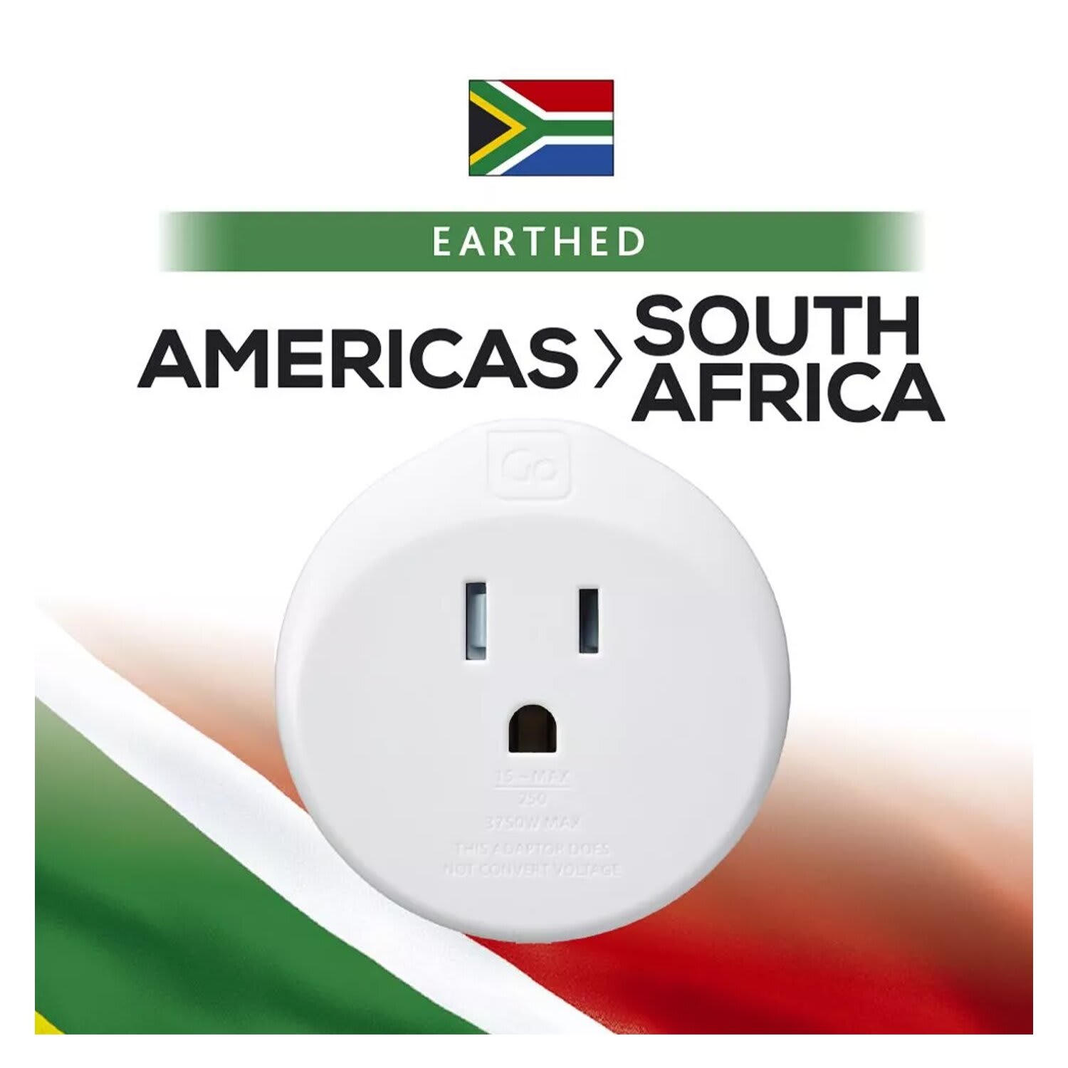 Go Travel US-SA Adaptor Plug | 1017944 | Outdoor Warehouse