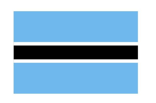 Botswana Flag Sticker | VVVA865 | Outdoor Warehouse
