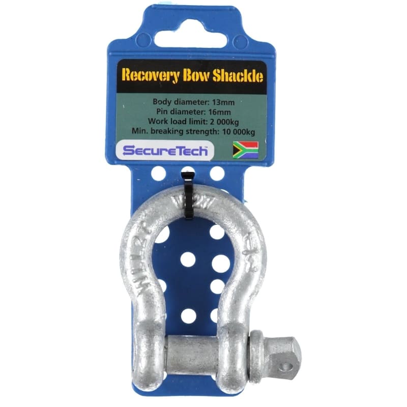 SecureTech Recovery Shackle Bow 2 Ton | VVVA013 | Outdoor Warehouse Kiosk