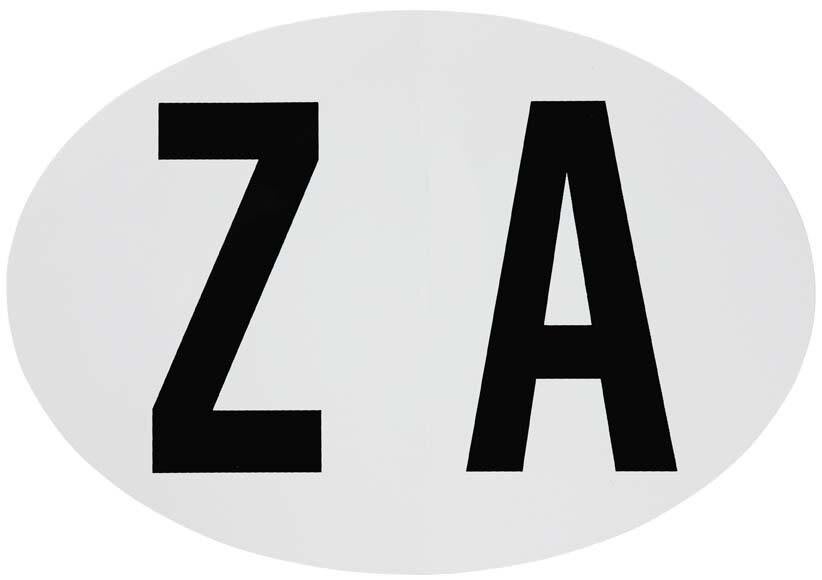 Small ZA Sticker | 1002883 | Outdoor Warehouse