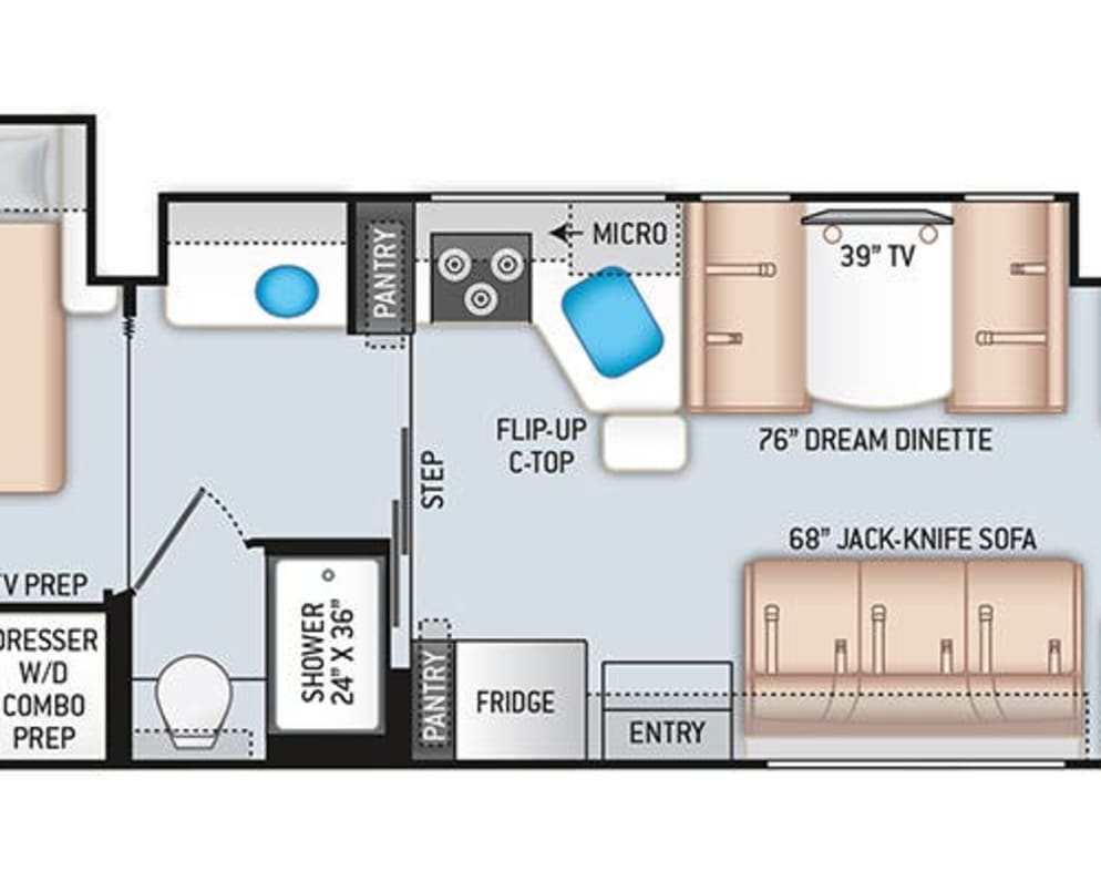 2022 Thor Motor Coach Chateau Class C RV for Rent in Spring, Texas ...