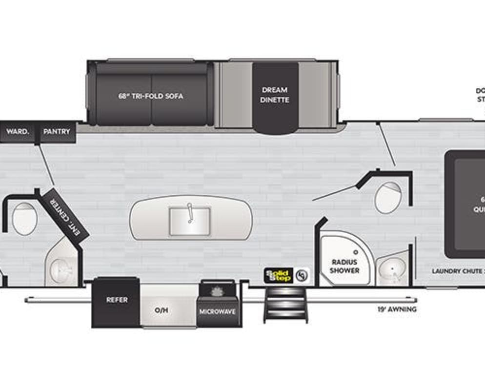 2022 Keystone Bullet 330BHS Travel Trailer RV for Rent in Austin, Texas ...