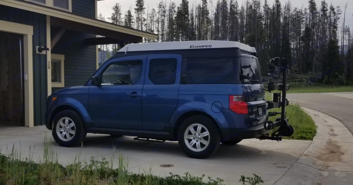 2007 Honda Element E-Camper Camper van Rental in Fraser, CO | Outdoorsy