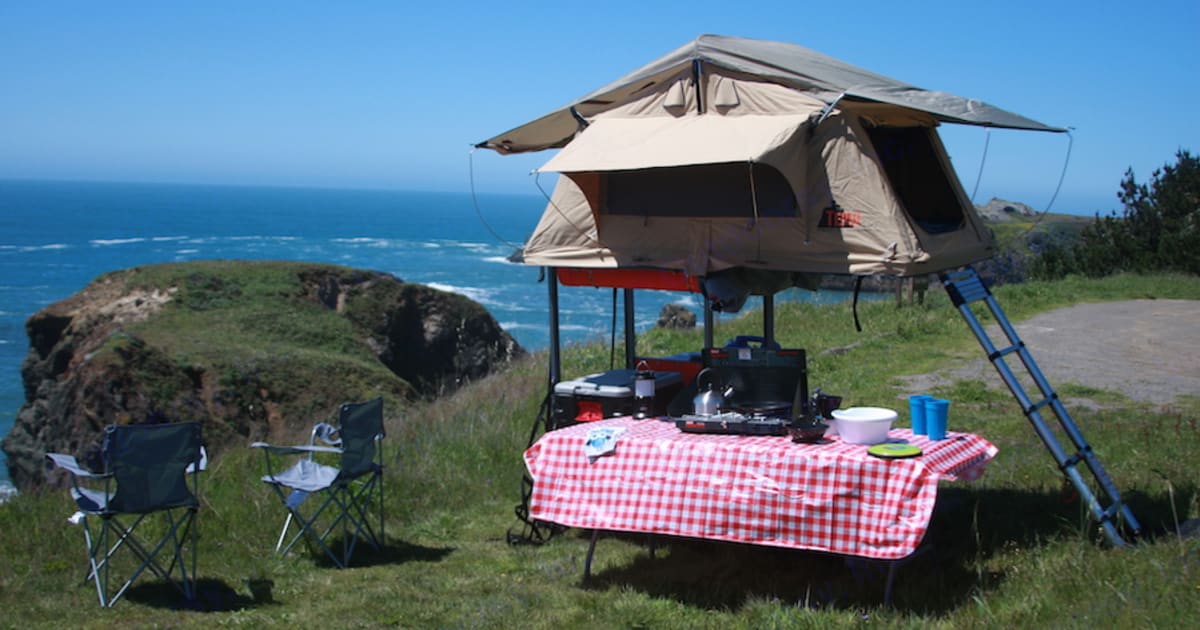 2018 Custom Built Trailer with Tepui Tent Tepui Ayer 2 Folding trailer ...